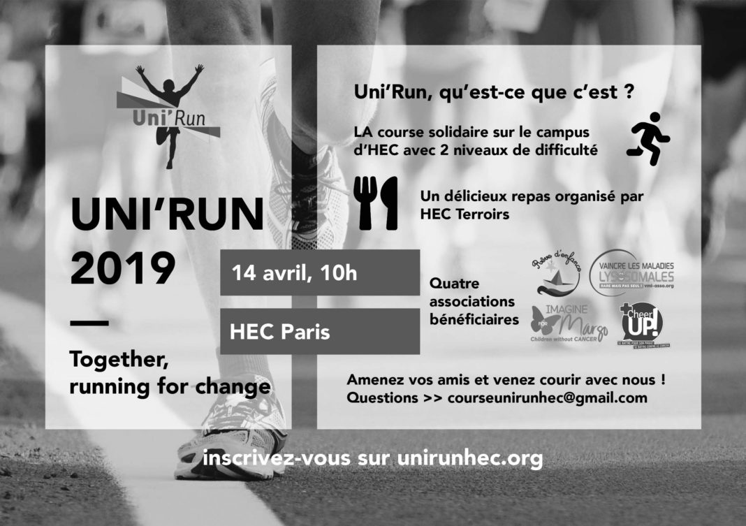 Uni’Run - Troisième édition de la course solidaire - HEC Stories